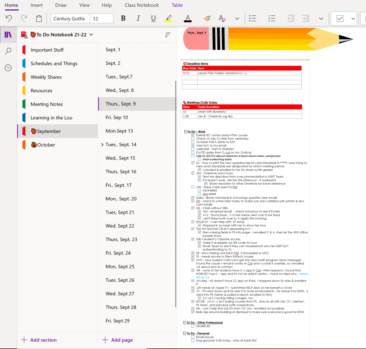 Daily To-Do with OneNote – Kerszi